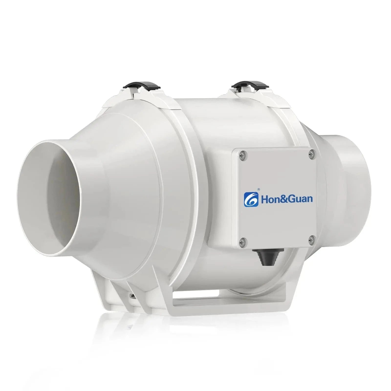100mm Quiet Inline Air Duct Booster Fan 198 m³/h, Adjustable High/Low Modes