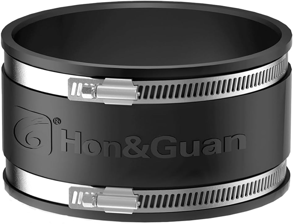 6 Inch Dust Collection Fittings with Noise Reduction Clamps